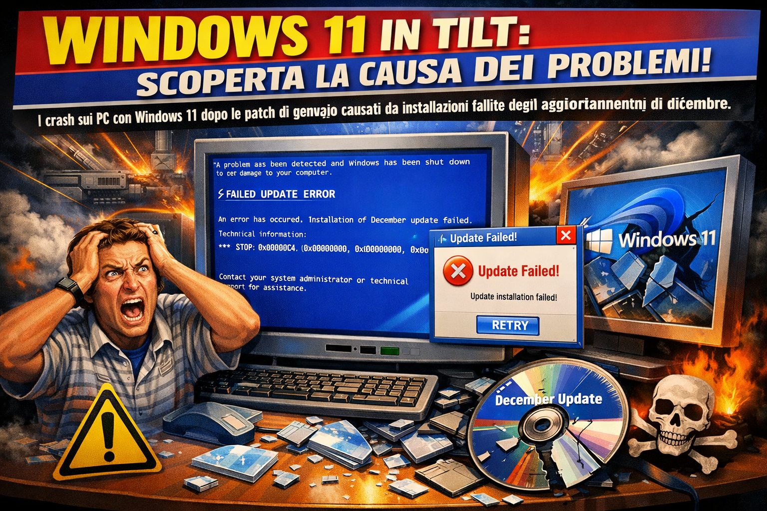 Windows 11 e BSOD improvvise: Analisi delle cause e implicazioni operative – ICT OFFICINE ...